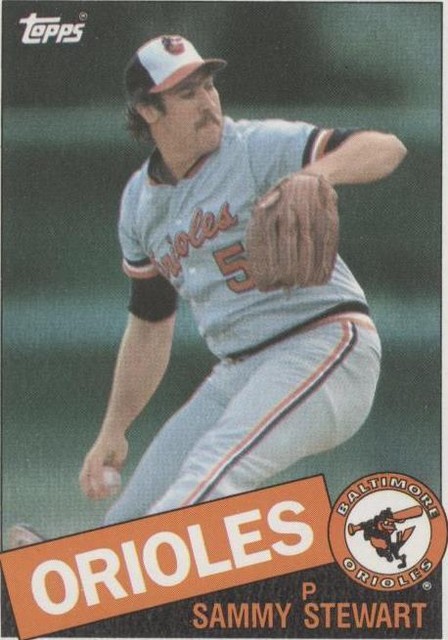 1985 Topps - #469 Sammy Stewart for sale online | eBay