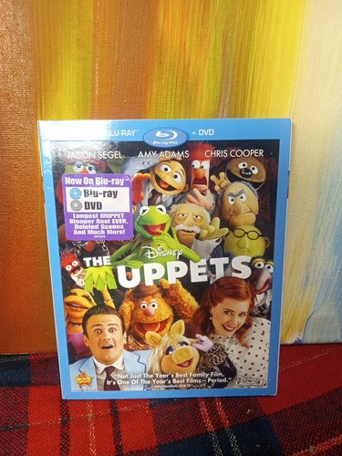 The Muppets - Blu-Ray + DVD - Jason Segal - Amy Adams - Disney - Slip ...