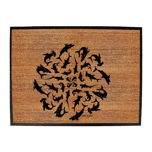 Ow Circle Of Life Scuba Diving - Shed Bar Man Cave Novelty Door Mat ...