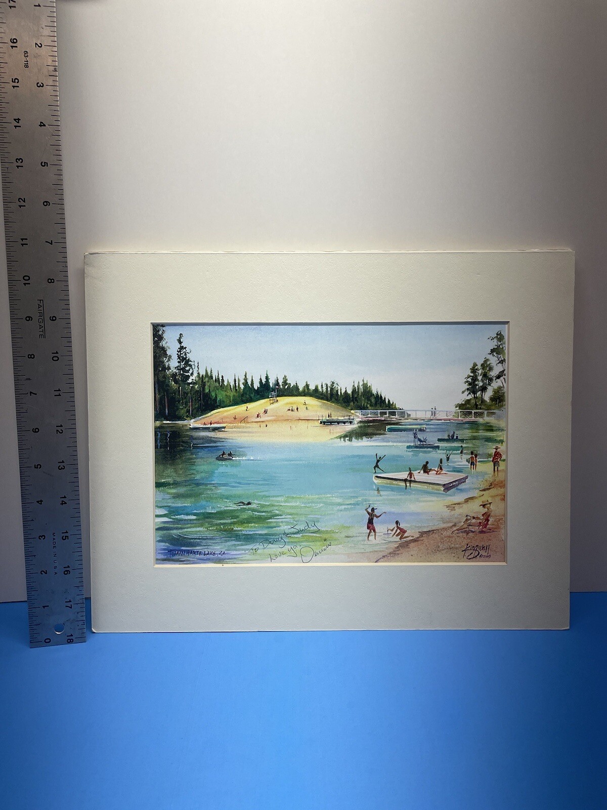Jim Kingwell signed watercolor painting 2003 with magazine article | eBay