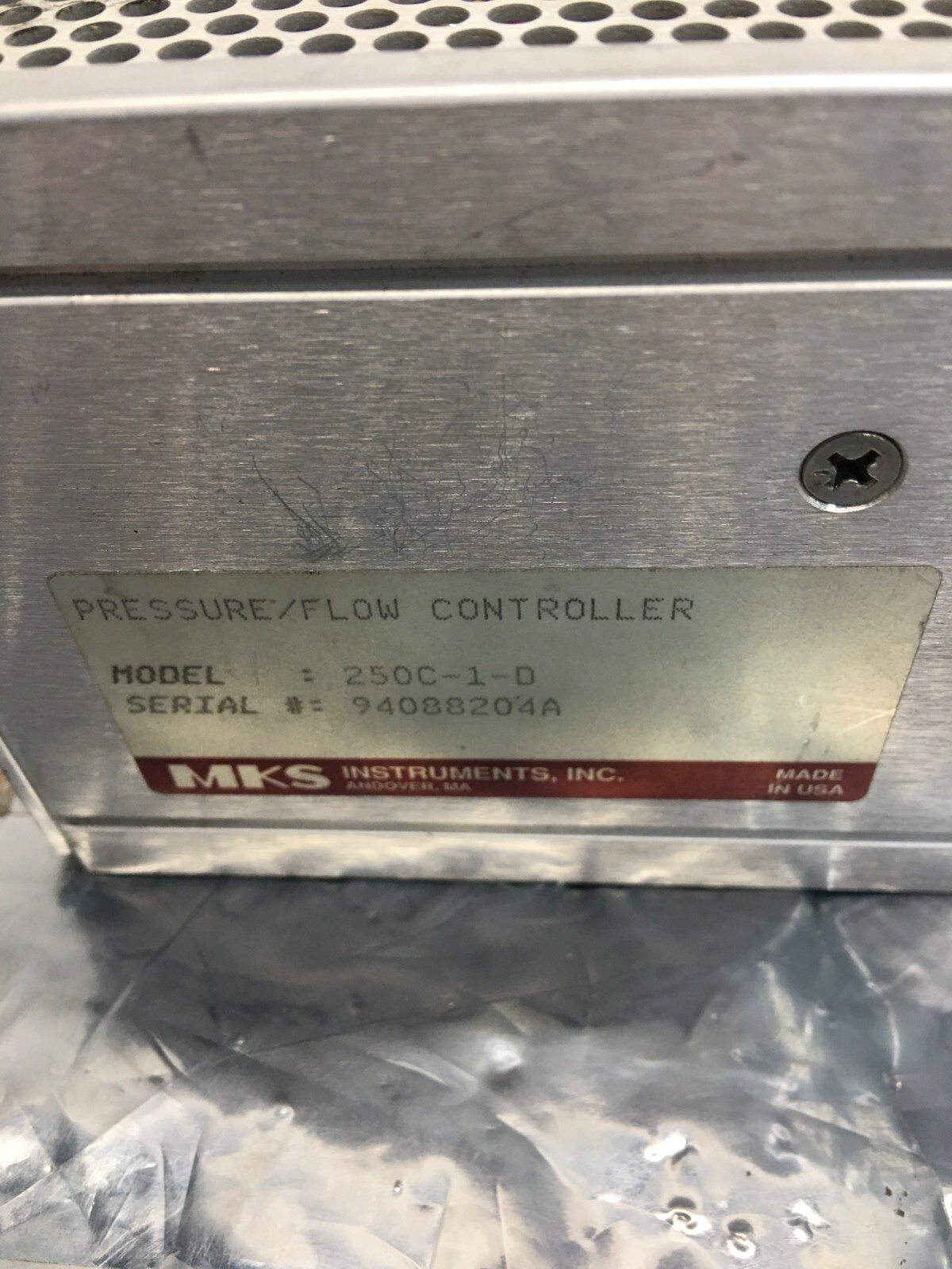 MKS 250C-1-D Type 250 Exhaust Valve Pressure/Flow Controller, 114891 | eBay