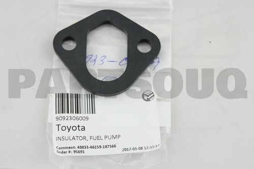 9092306009 Genuine Toyota INSULATOR, FUEL PUMP 90923-06009 | eBay