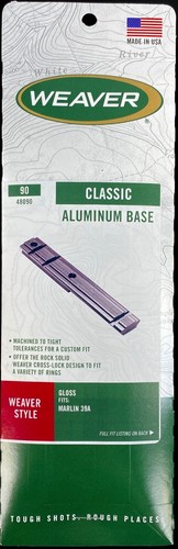 Weaver Marlin 39A One-Piece Scope Base #90 Round BBL - 48090 | eBay