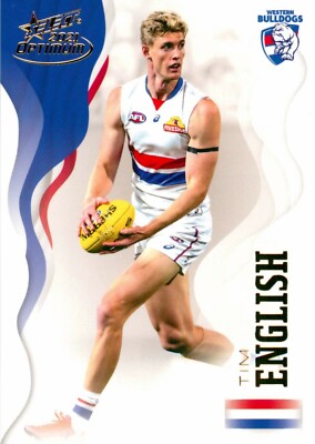 2021 WESTERN BULLDOGS AFL Card TIM ENGLISH Optimum | eBay Australia