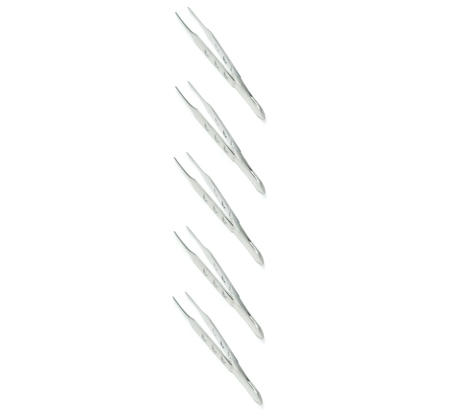5 Bishop Harman Iris Dressing Tissue Forceps 3.5" Serrated Surgical ...