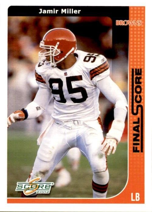 2002 Score Jamir Miller 068/100 Final Score #63 Cleveland Browns | eBay