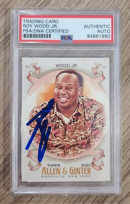 Roy Wood Jr Signed 2021 Allen & Ginter Card #203 Comedian Actor Slabbed ...