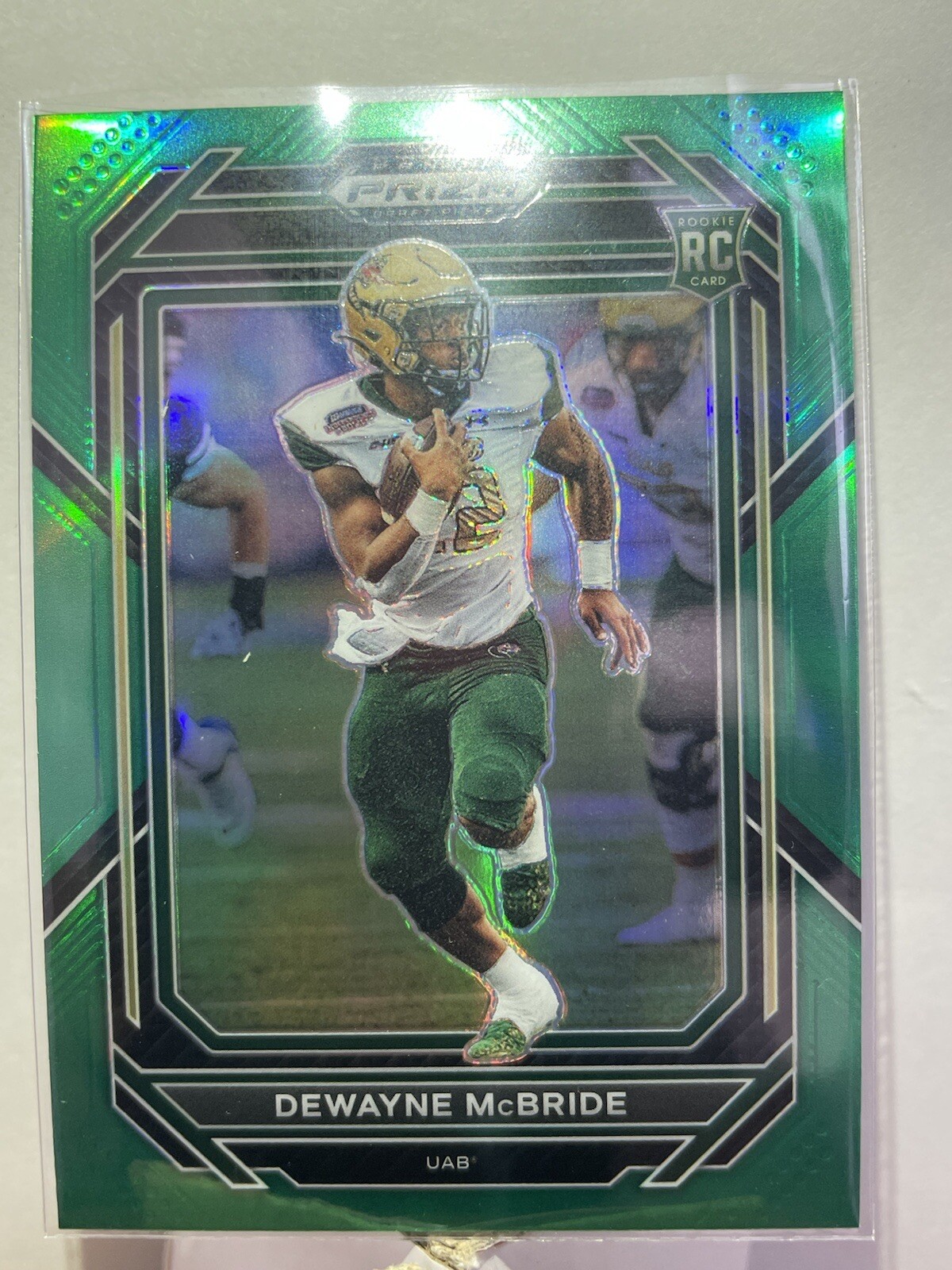 2023 Panini Prizm Draft Picks - Green Prizm #131 DeWayne McBride (RC ...
