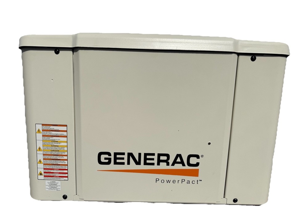 Generac PowerPact 7.5kW Home Standby Generator + 8-Circuit Transfer ...