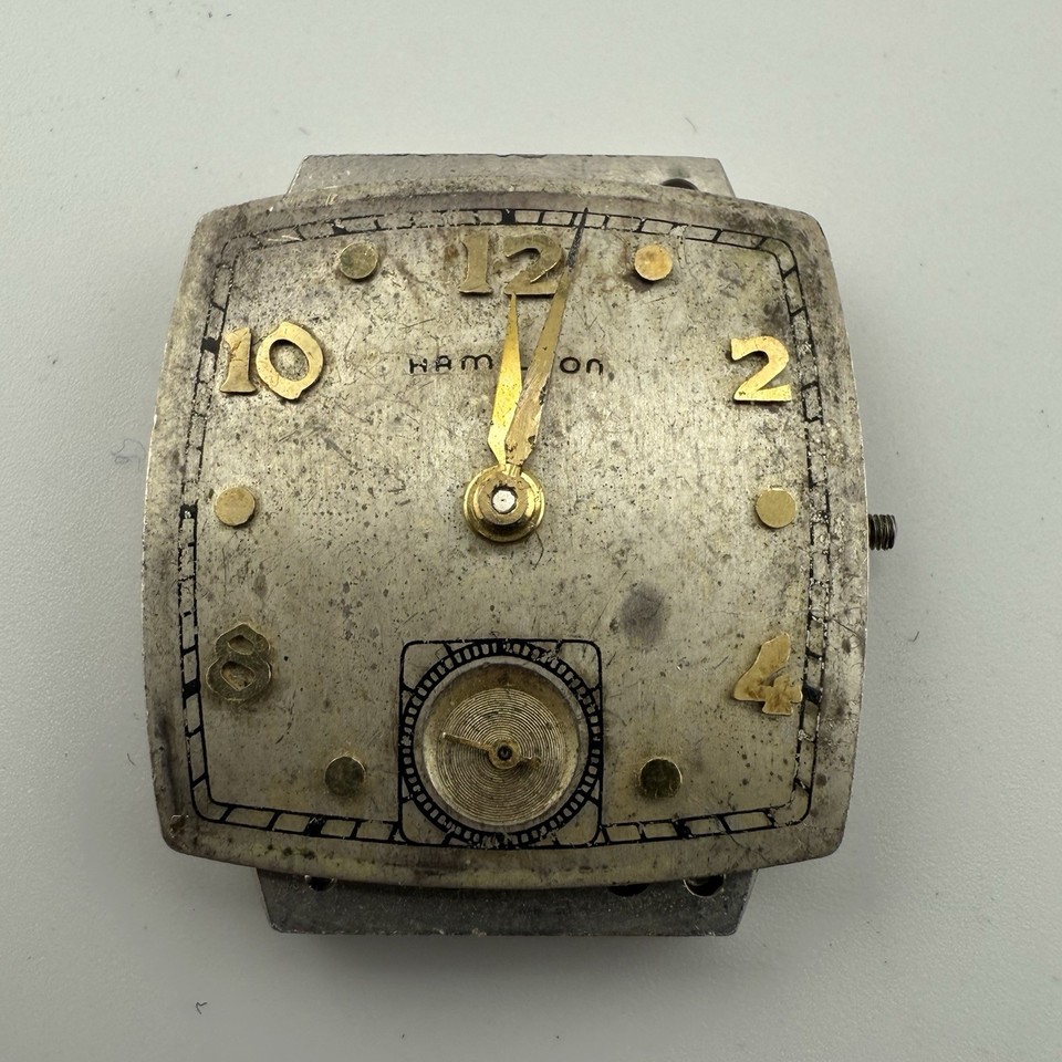 Vintage Hamilton 982 Men’s Wristwatch Movement For Parts Or Repair | eBay