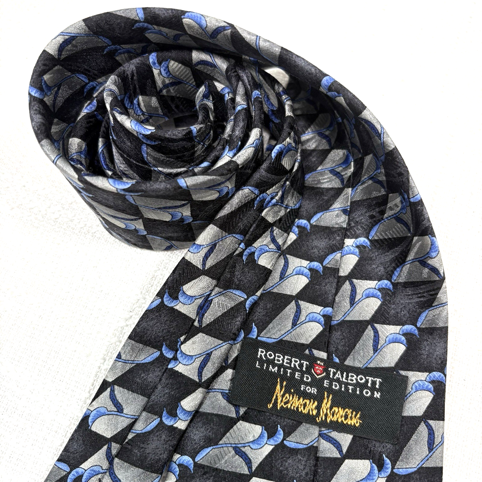 Robert Talbot Limited For Neiman Marcus Tie Hand Sewn Imported Silk ...