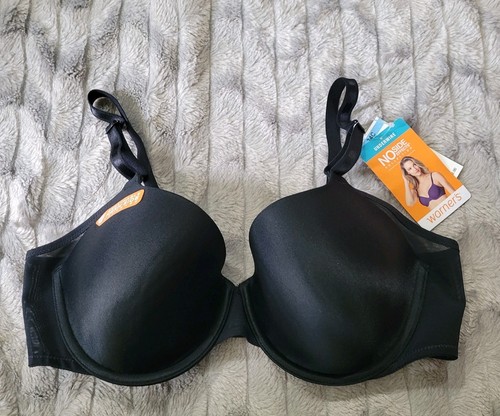 Warners Size 34 C Black No Side Effects Padded Underwire Bra NWT | eBay