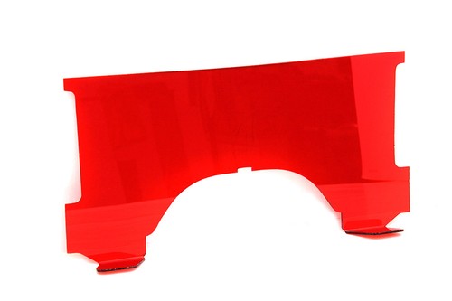 Adjustable Windshield Red Lower fits Harley Davidson | eBay