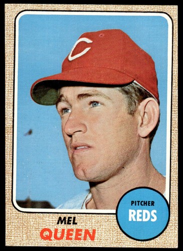 1968 Topps #283 Mel Queen Cincinnati Reds Baseball | eBay