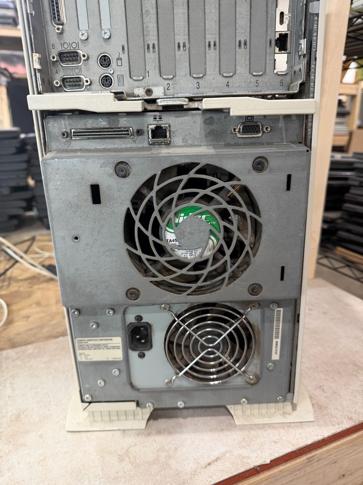 Compaq Proliant 1600 Vintage Tower 1x Pentium III 500 MHz 512MB Ram 9 ...