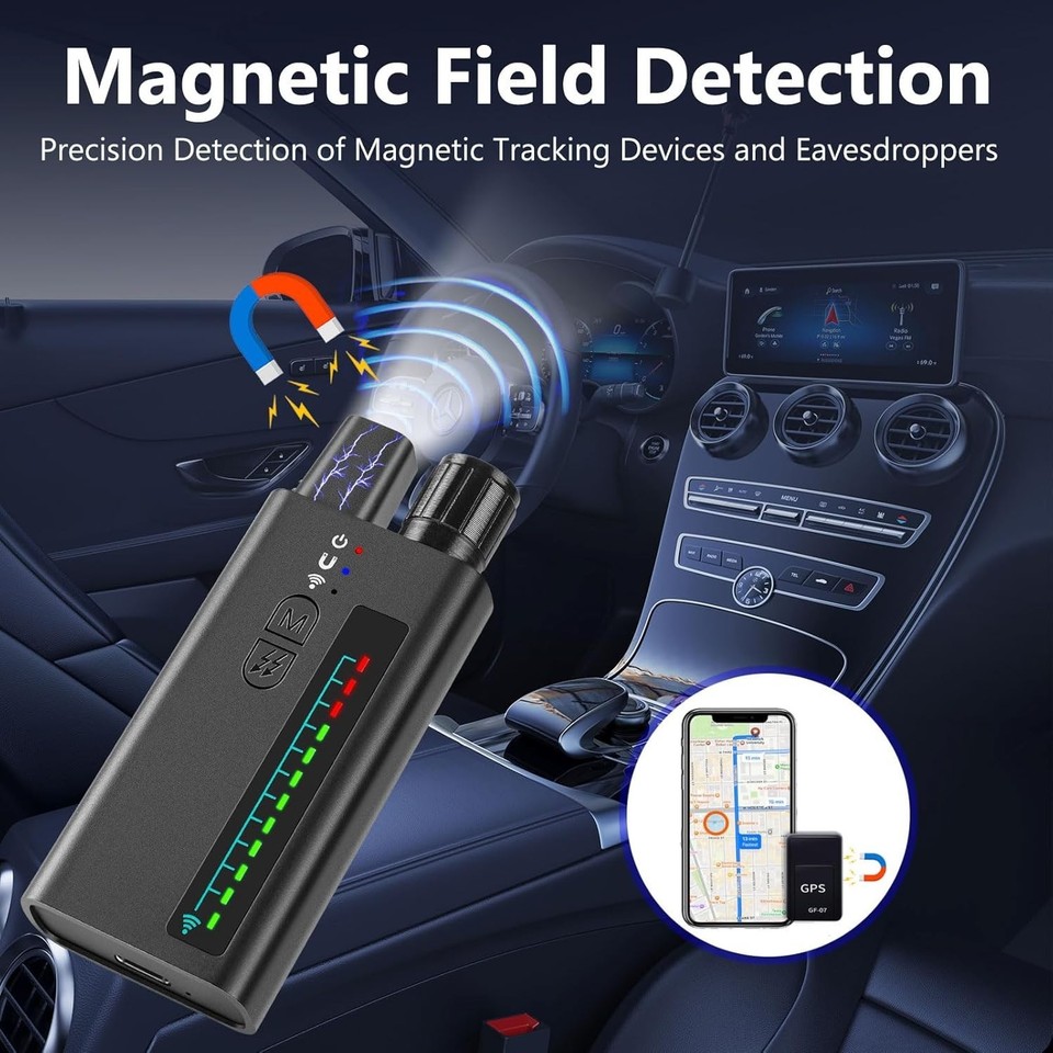 Professional Hidden Camera Detector Anti-Spy Bug Detector RF Signal ...