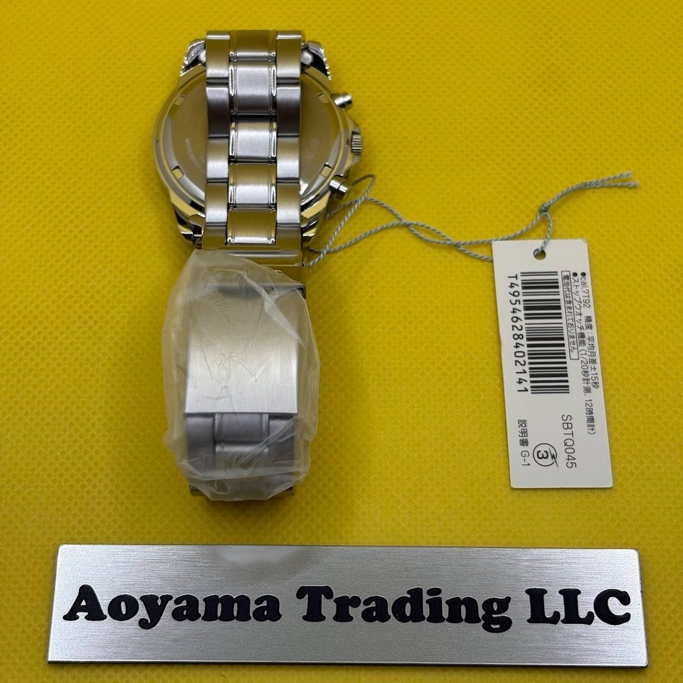 SEIKO SPIRIT SBTQ045/SBTQ071 SBTQ5 Series Chronograph Watch New in Box ...