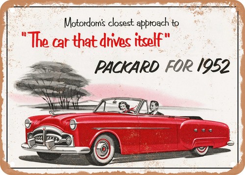 METAL SIGN - 1952 Packard Convertible Vintage Ad | eBay
