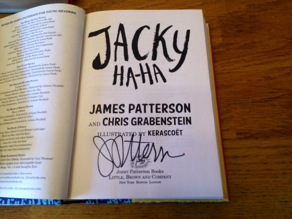 6 JAMES JIMMY PATTERSON - ONE SIGNED - CHILDREN'S BOOKS - LOT | eBay