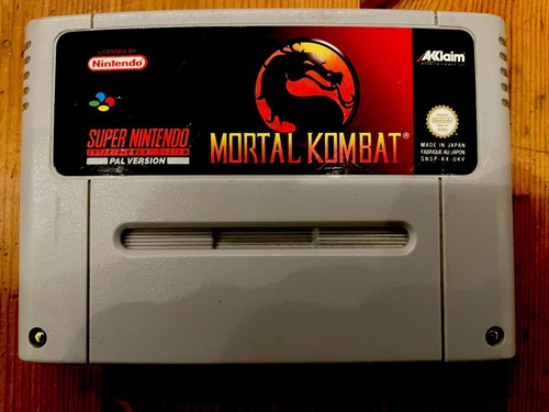 MORTAL KOMBAT SUPER NINTENDO SNES Unboxed PAL cart only | eBay