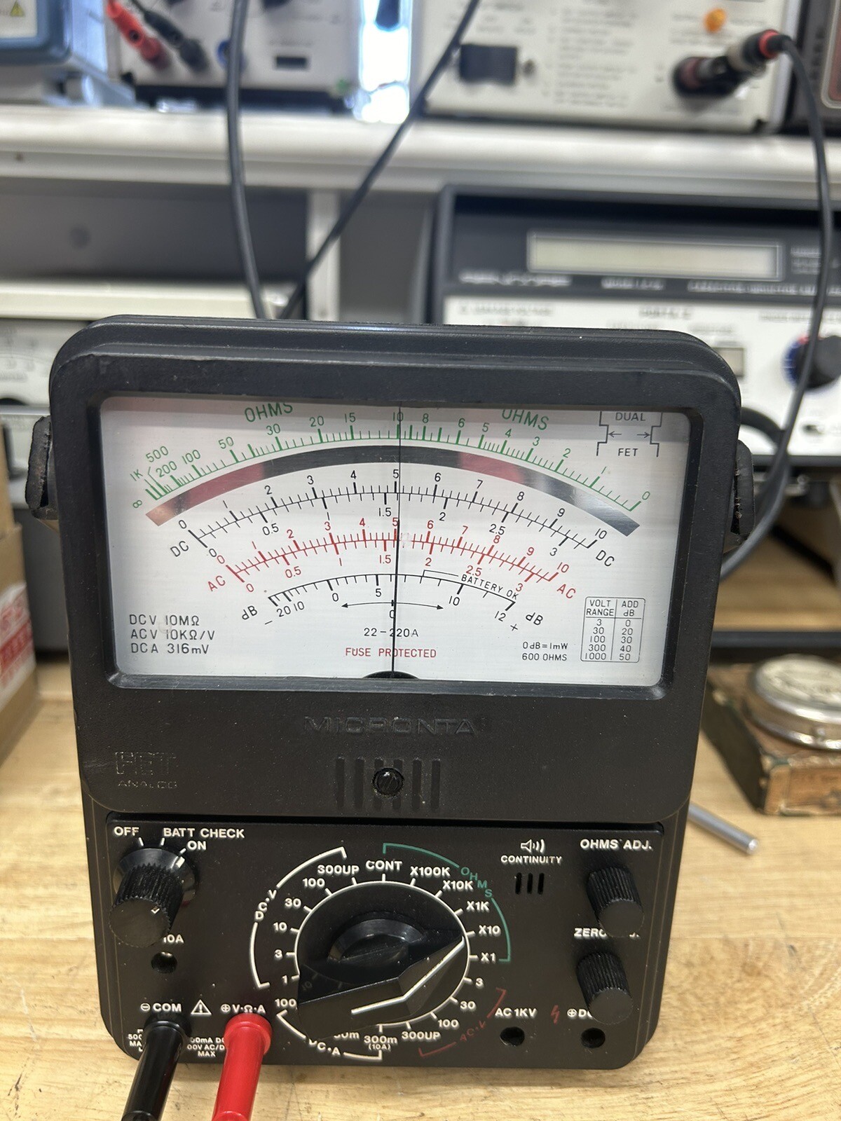 Micronta 22 220a FET Analog Multitester Multimeter for sale online | eBay