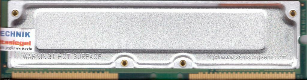 Samsung MR18R162GAF0-CK8 800-45 PC800 512MB 16 ECC RDRAM 800MHz Rambus ...