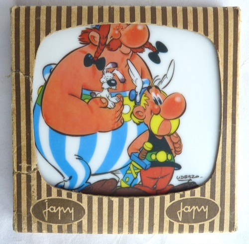 TRES RARE CARRELAGE JAPY VOLUFORM EN BOITE 4 CARREAUX - ASTERIX UDERZO ...