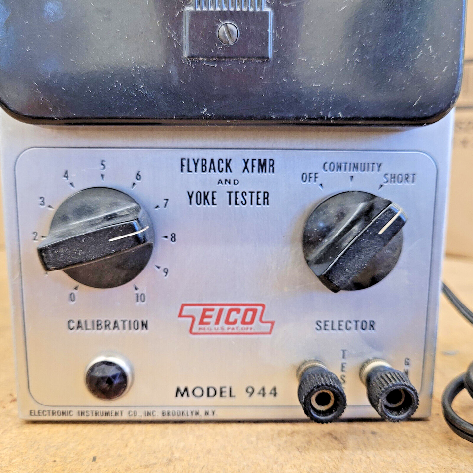 Vintage Eico Flyback Transformer & Yolk Tester Model 944 Powers On ...