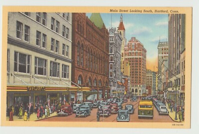 Connecticut, Hartford, Main St. Looking South | eBay