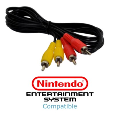 NES NINTENDO 1985 Console Composite RCA AV Audio Video Lead Cable TV A ...