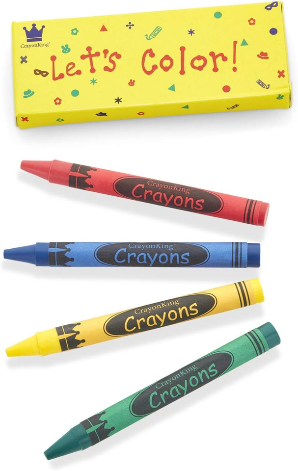 50 Sets of 4-Packs (200 Bulk Crayons) – Boxed for Easy Storage ...