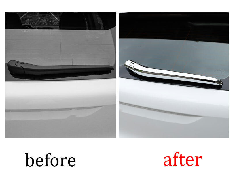 Fit For Volvo XC40 2019-2023 Chrome ABS Rear Window Rain Wiper Cover ...