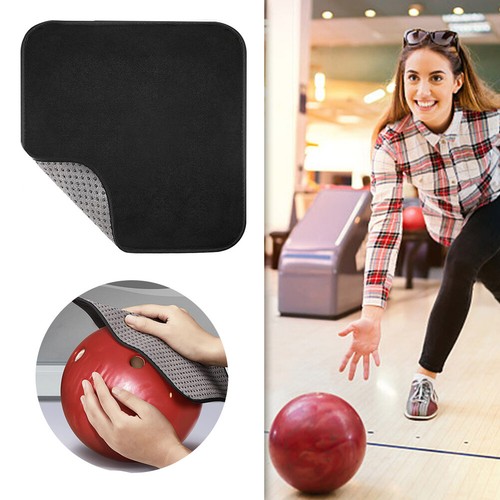 Microfiber Bowling Ball Wipes Remove Stains Black Bowling Rag Sports ...