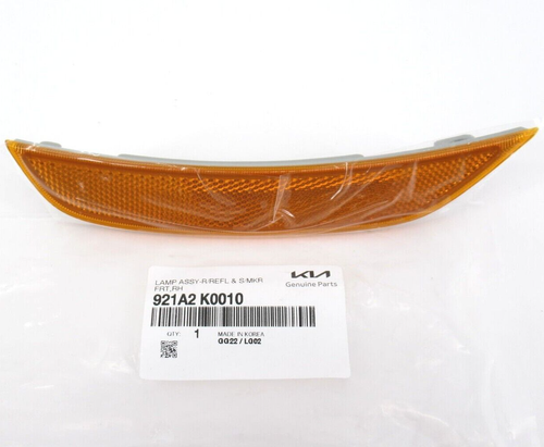 Genuine OEM Kia 921A2 K0010 Passenger RH Front Bumper Reflector 2020 ...