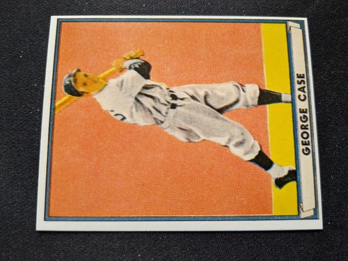 1941 Play Ball Reprint Baseball Card # 69 George Case - Washington ...