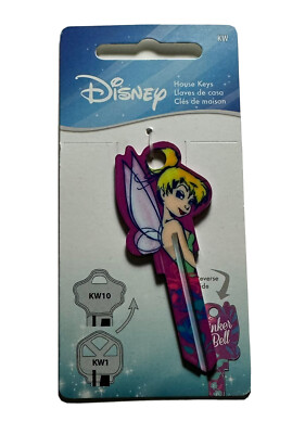 Disney TINKER BELL House Key Blank Kwik Set KW1, KW10 Keys Gift New ...