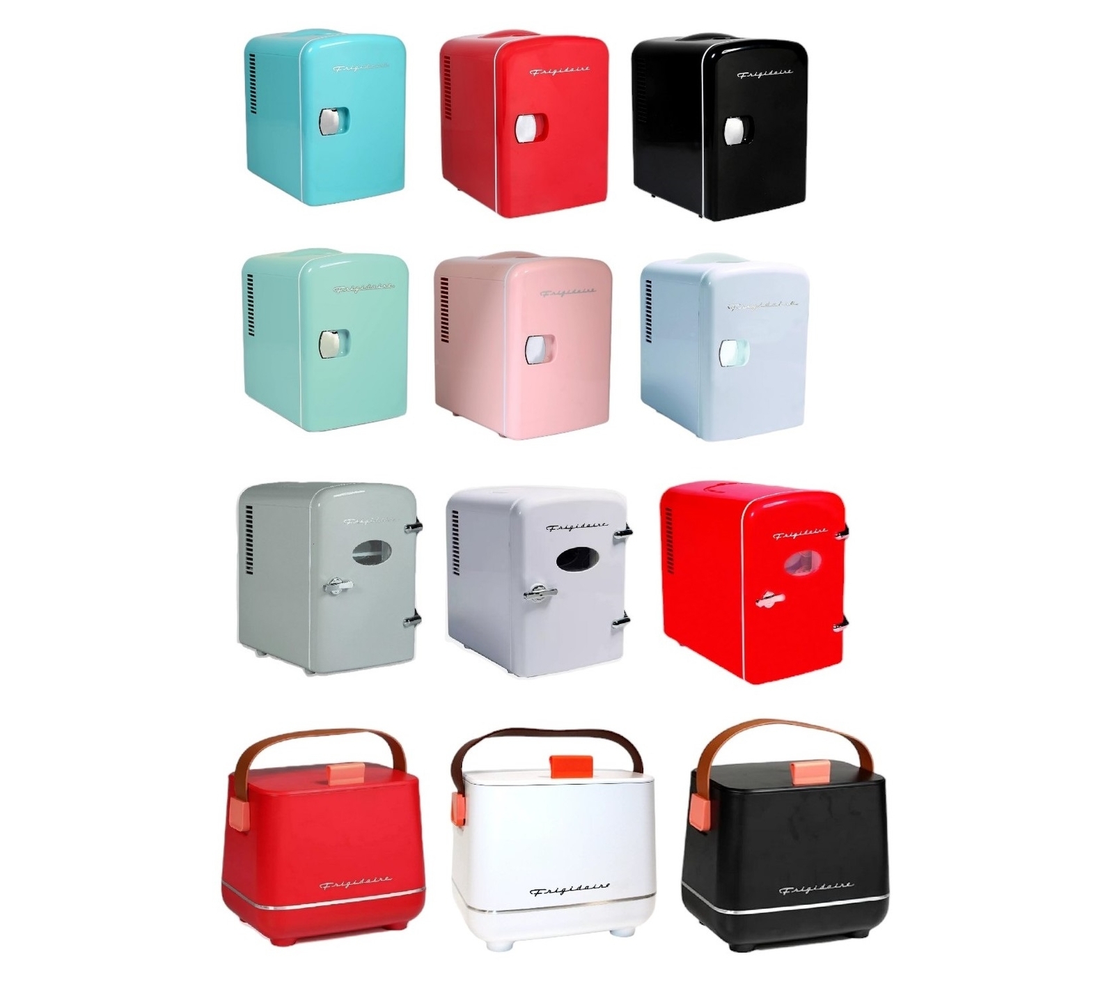 Frigidaire 6 Can Portable Mini Fridge Cooler Multiple Colors & Models ...