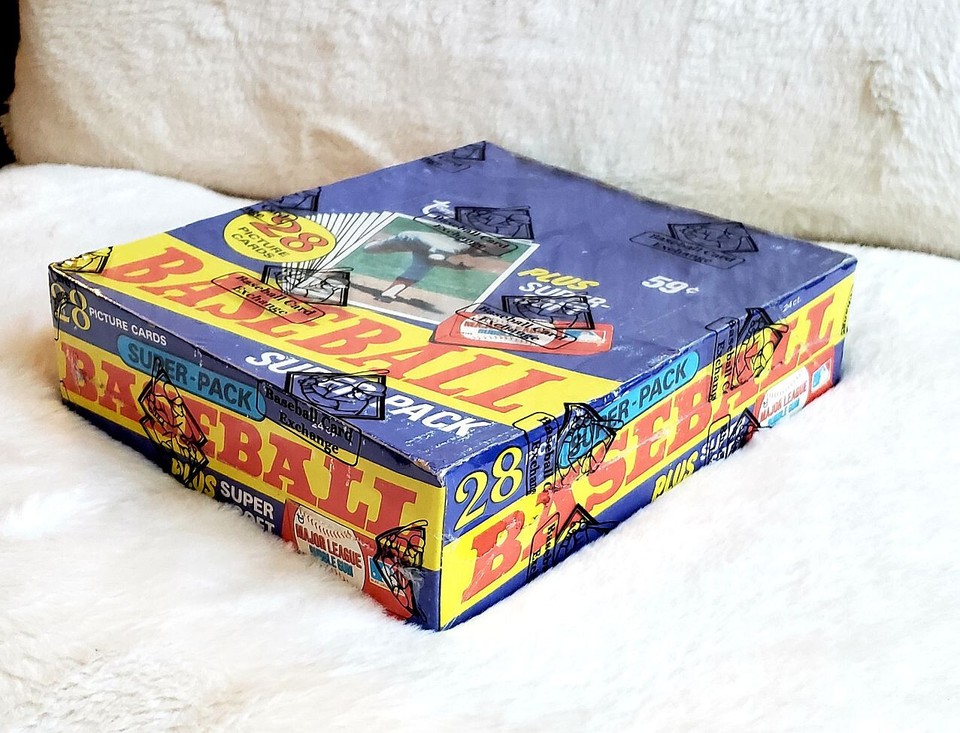 1980 Topps Baseball Super Cello Unopened Box 24 Packs BBCE Ricky ...