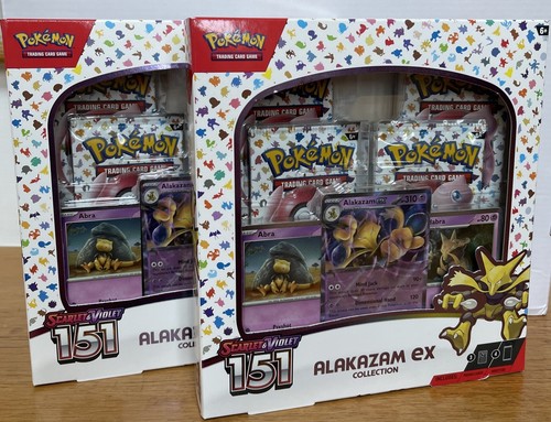Alakazam ex Collection Box NEW Factory Sealed Scarlet & Violet 151 ...