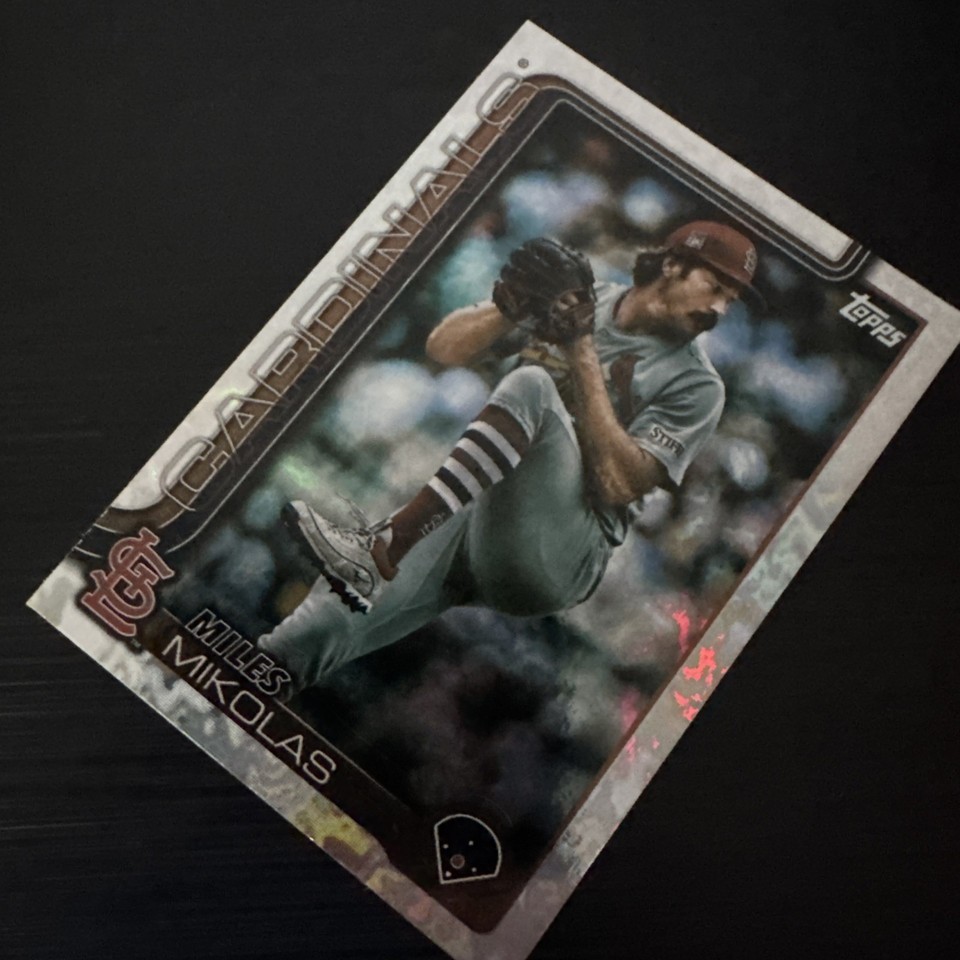 2025 Topps Series 1 - Miles Mikolas #137 Diamante Foil | eBay