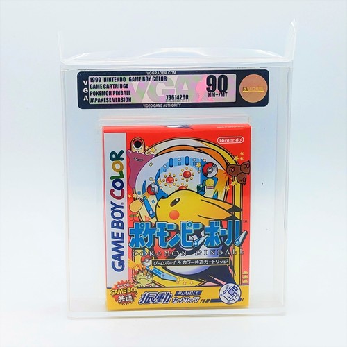 VGA 90 Gold Pokemon Pinball Gameboy Color GBC Japanese Sealed 1999 Mint ...
