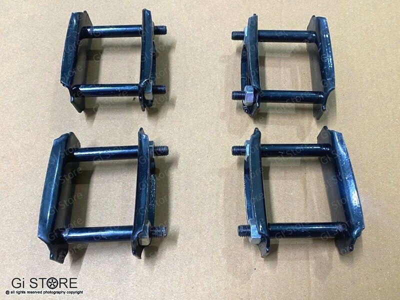 Suzuki Samurai Gypsy SJ410 SJ413 Front & Rear Leaf Spring Shackle Set ...