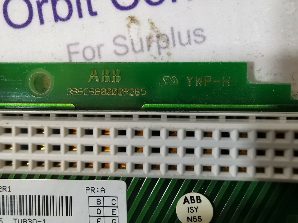 TU830-1 ABB 38SC980002R265 pcb board 3BSE006372R1 | eBay