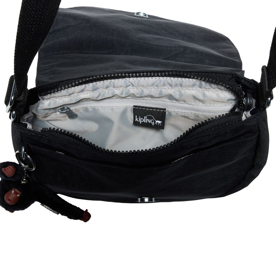 Kipling Lucasta Crossbody Bag Handbag Purse KI9367 BLACK 11"x9"x4" $94 ...