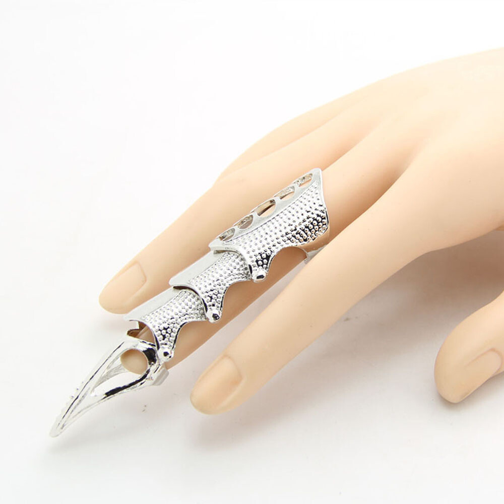 Unisex Jewelry Women Men Full Finger Metal Claw Rings Punk Knuckle | eBay