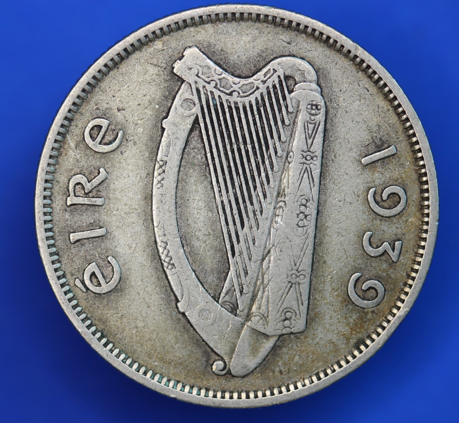 1939 Ireland Eire Irish Florin /Two Shillings coin, 75% silver [29431 ...