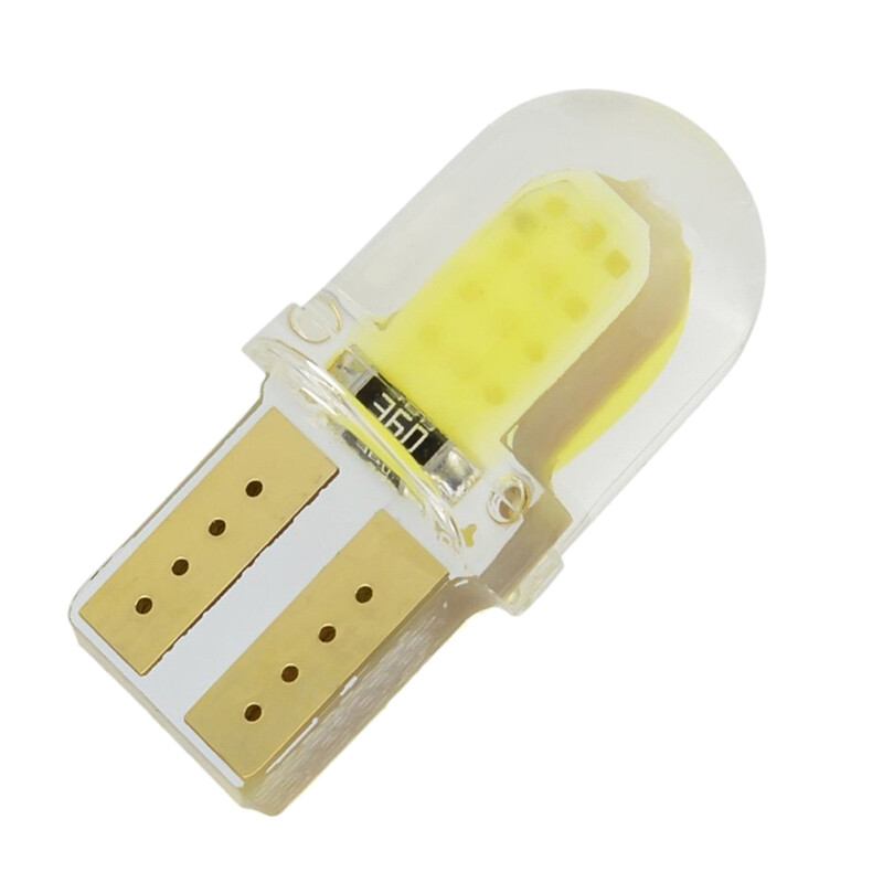 10PCS T10 194 W5W COB Silicone Shell LED Lights Car Width Light Door ...