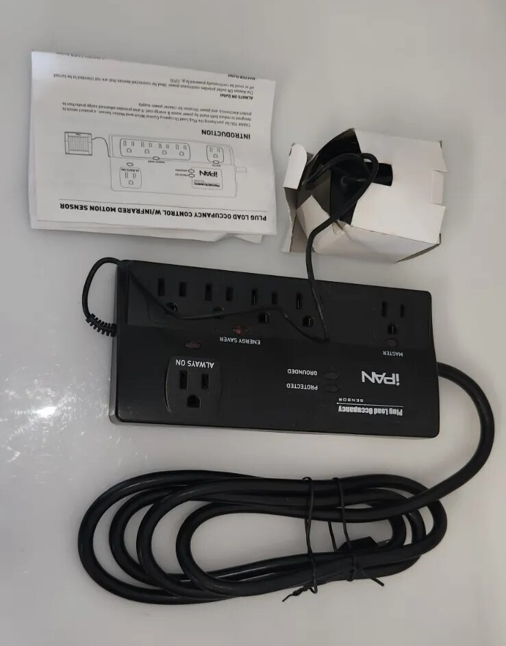 IPAN Surge Protector Plug Load Occupancy with Infrared Motion Sensor ...