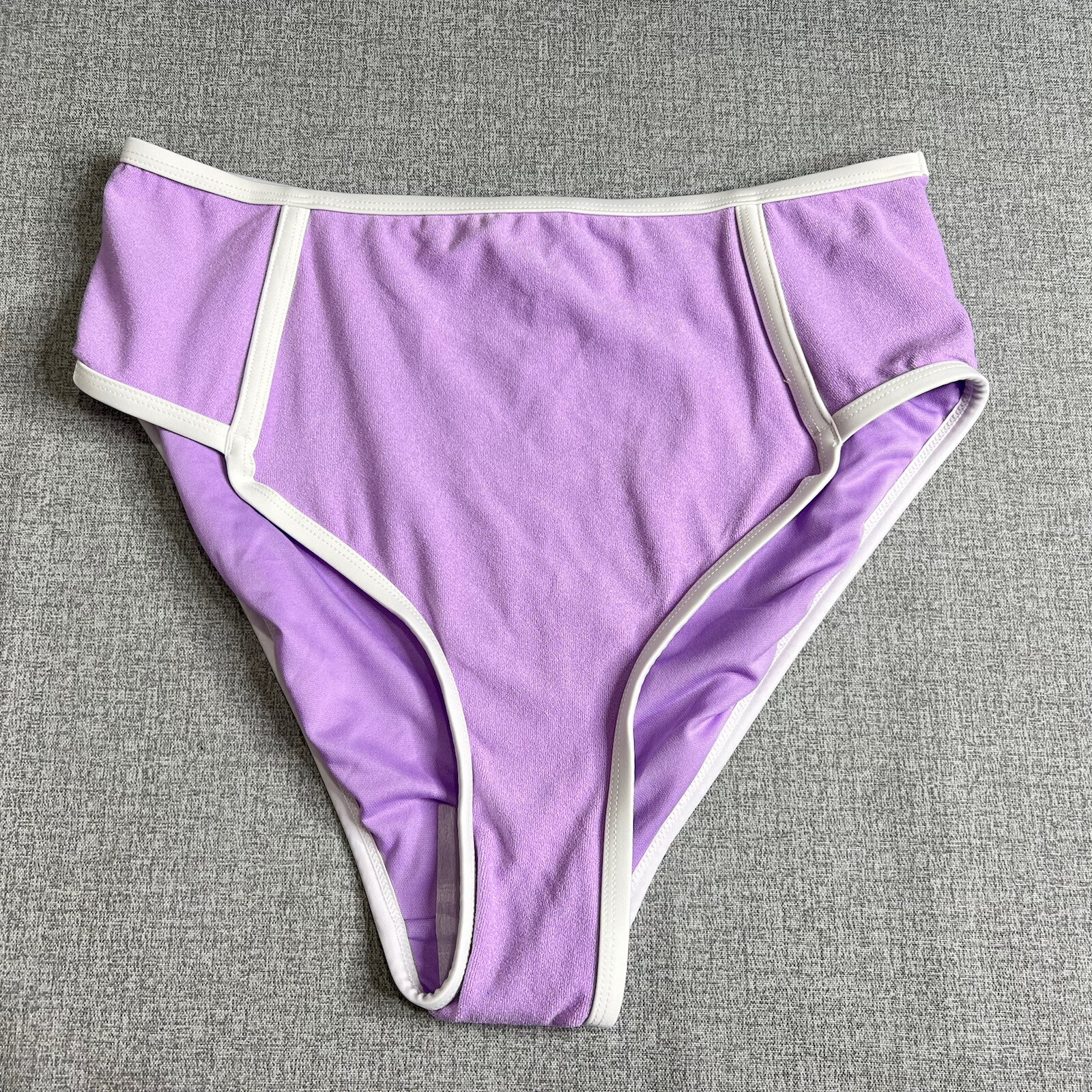 Kona Sol Swimsuit Bottom Womens Large L Bikini Bottom High Waist Terry ...