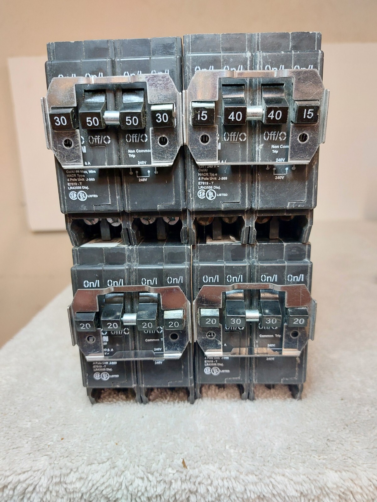 EATON BQ215240 BQC220220 BQC220230 BQ230250 LOT OF 4 | eBay